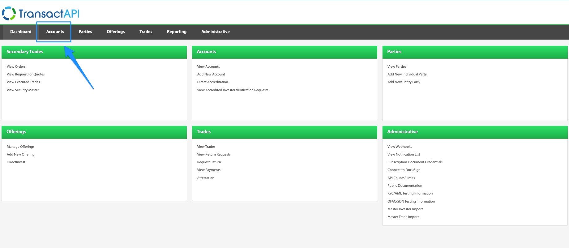 How do I retrieve an Accredited Investor letter from TransactAPI?